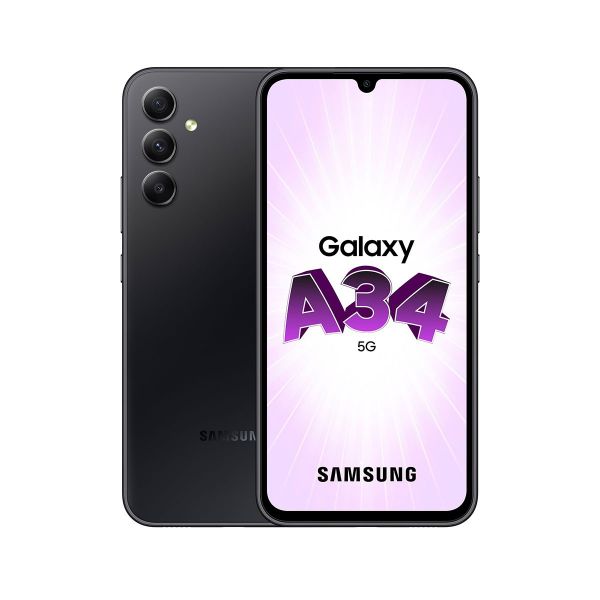 Samsung Galaxy A34 5G 6.6" Dual SIM 6GB /128GB Preto | SpaceTech
